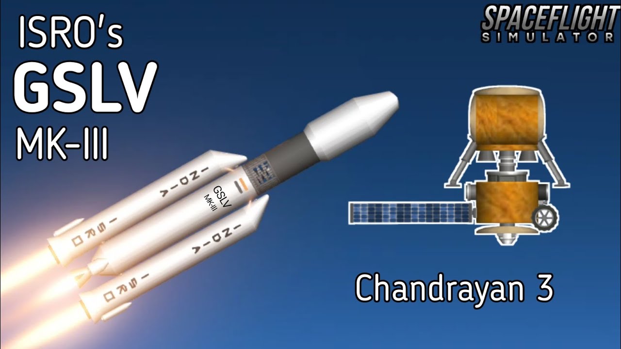 Chandrayan 3 Launch with GSLV MK-III | ISRO Rocket #sfs #isro #gslv # ...