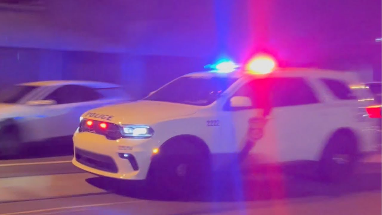 Philadelphia Police Durango Responding At Night Code 3! - YouTube