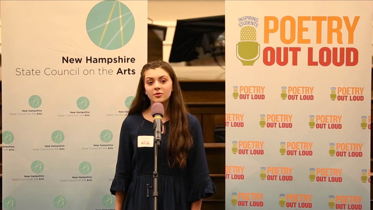 Evmorfia Alton, 2017 NH Poetry Out Loud State Finals - YouTube