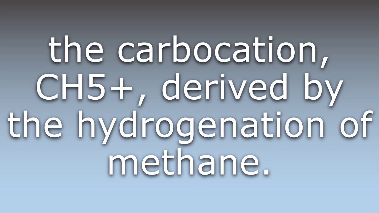 What does Methanium mean? - YouTube