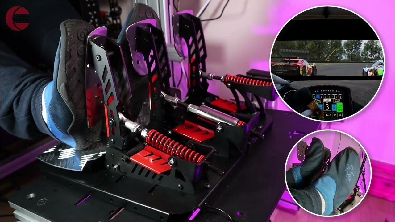 FEEL-VR Pedals One in action! [PEDAL CAM] Assetto Corsa Competizione ...