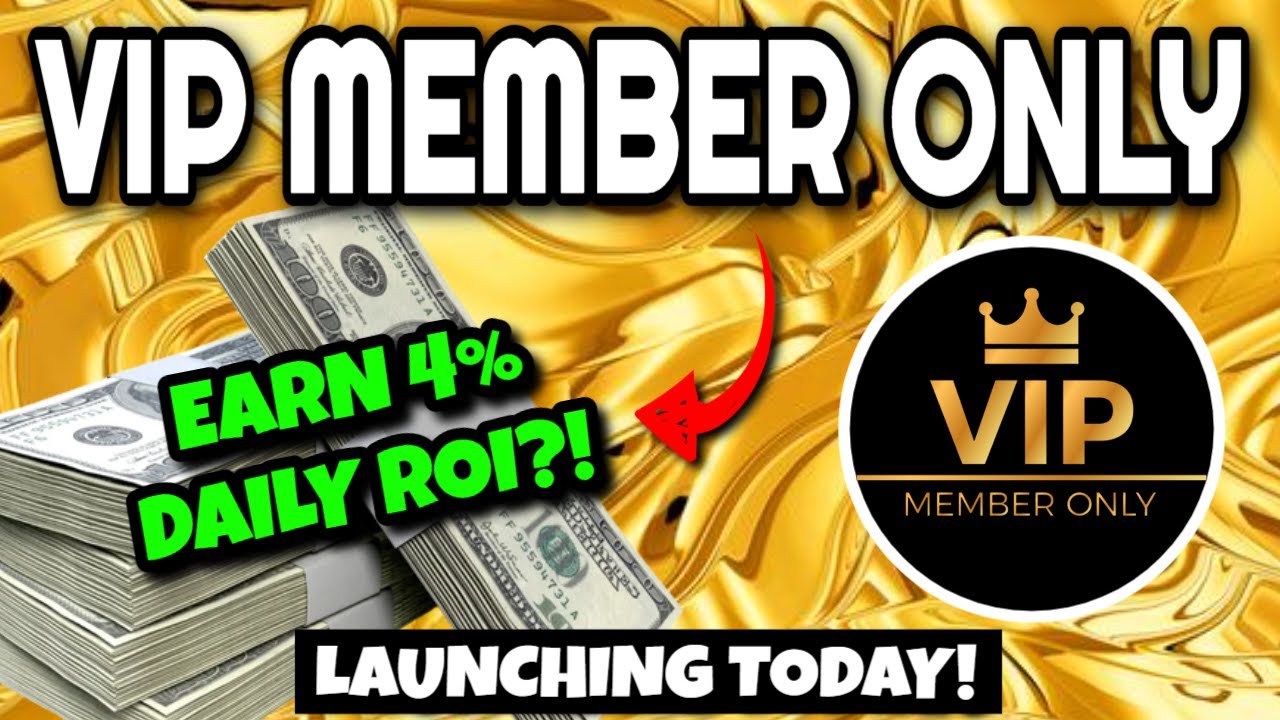 VIP MEMBER ONLY Review (EARN 4% DAILY ROI!!) | VIP Members Only Crypto ...