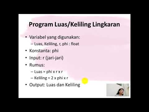Membuat algoritma naratif, flowchart, dan pseudocode untuk program Luas ...