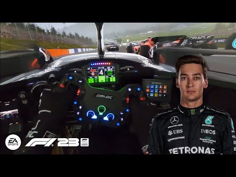 F1 23 - Austrian Grand Prix - Mercedes [Triple Screen] Onboard - YouTube