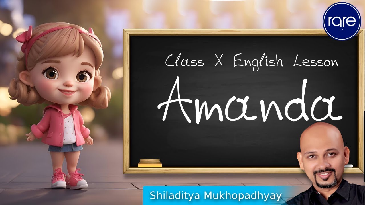 Amanda Class 10 English | amanda poem class 10 | First Flight | Robin ...