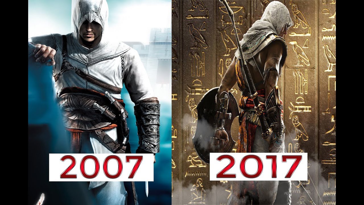 Evolution Of Assassin's Creed Games (2007- 2017) - YouTube