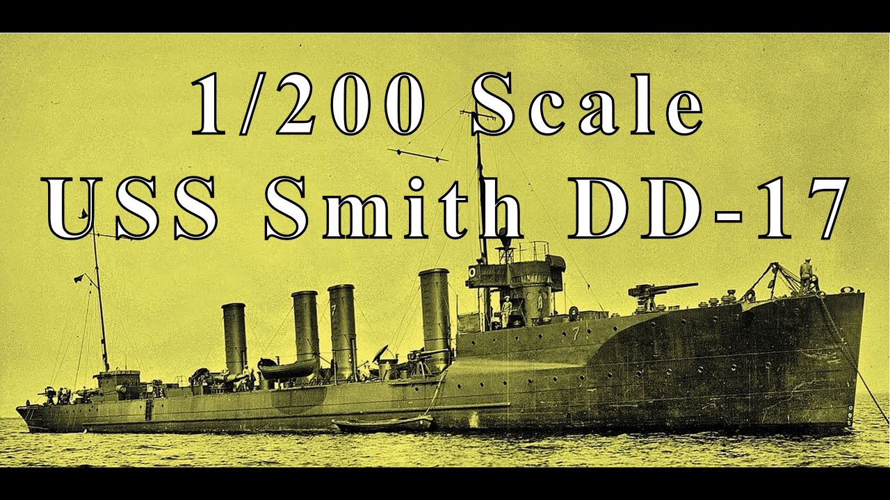 1/200 USS Smith Build Video 1 - YouTube