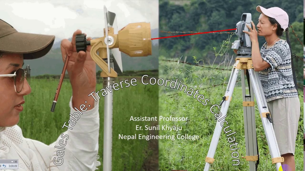 Gales Table: Traverse Calculation Part I - YouTube