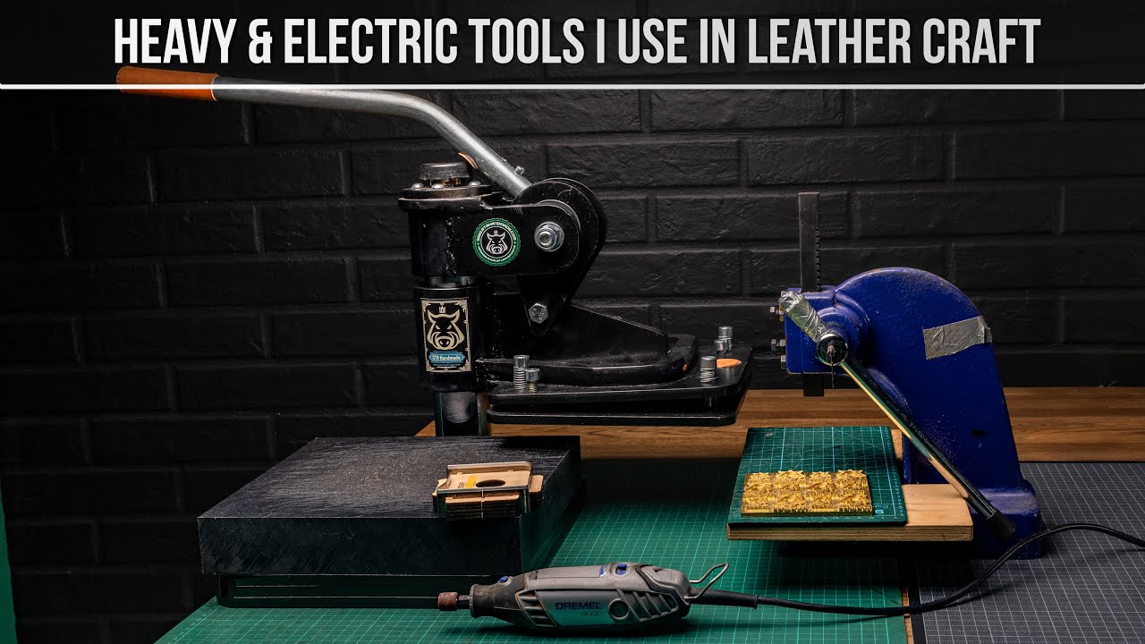 Heavy & Electric Tools I use in Leather Craft 🏗️🔌 - YouTube