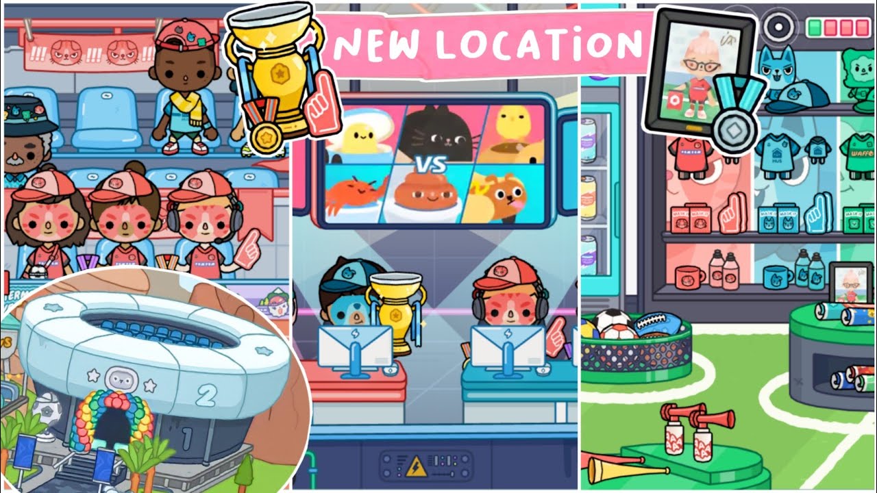 NEW LOCATION OUT NOW IN TOCA LIFE WORLD😱🌍 | STADIUM OVERVIEW | TOCA ...