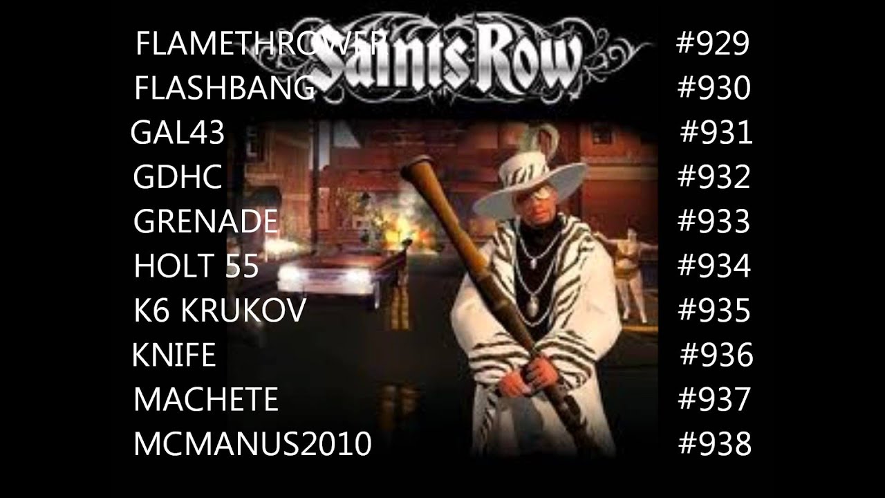 SAINTS ROW 2 CHEATS,SERVCIES, AND UNLOCKS - YouTube