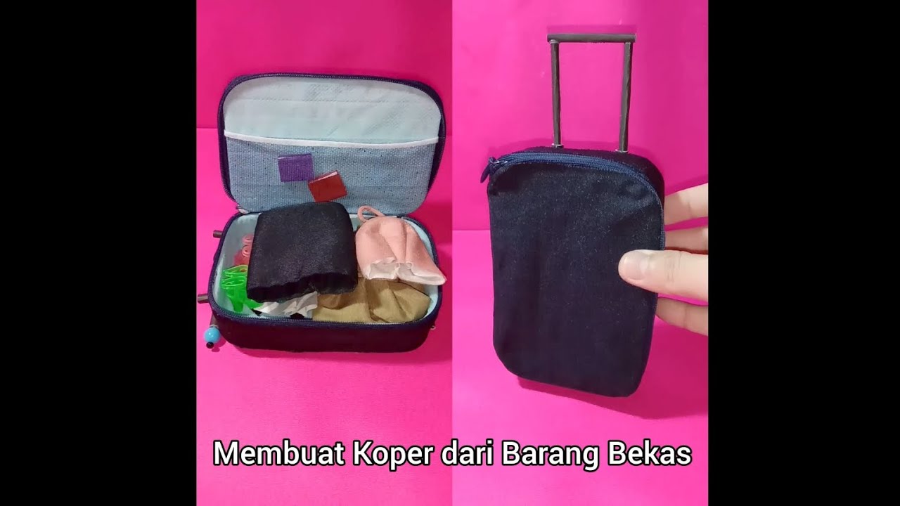 Cara Membuat Koper dari Kardus-Kerajinan dari Barang Bekas - YouTube