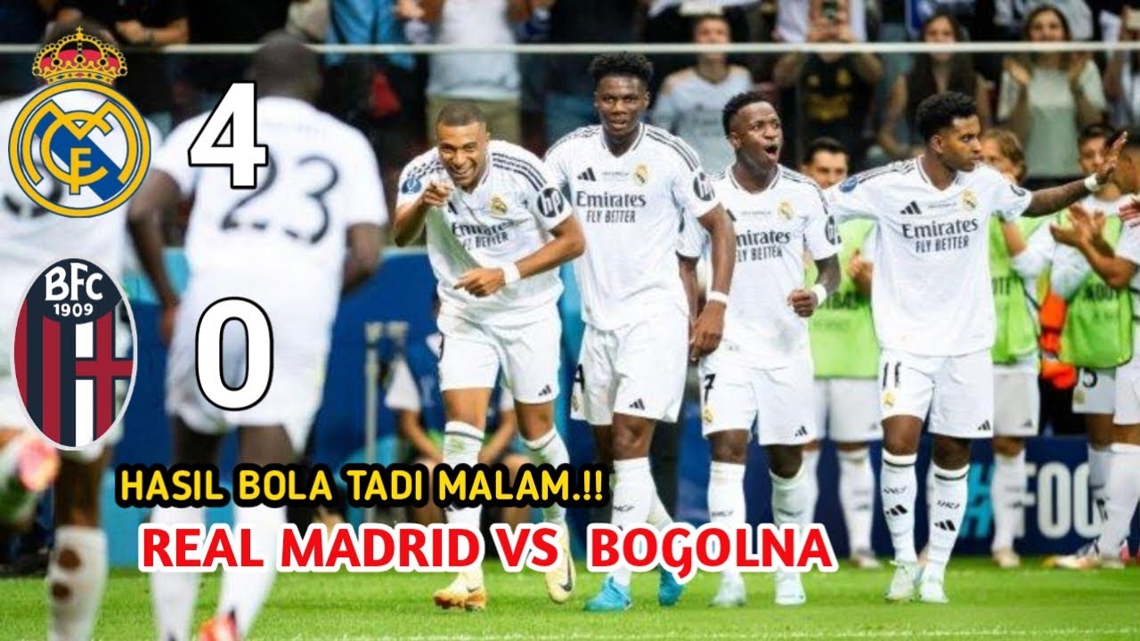 REAL MADRID VS BOGOLA 4-0 • Highlights - YouTube