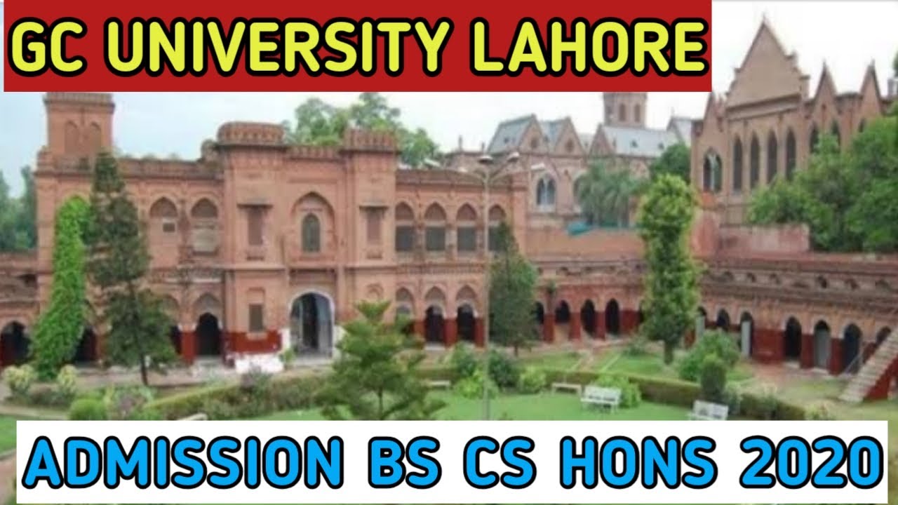 GCUL || GC UNIVERSITY LAHORE ADMISSION BS CS 2020 || MS ALERT ...