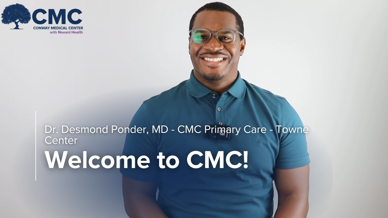 Introducing Dr. Desmond Ponder, MD - CMC Primary Care - Towne Center ...