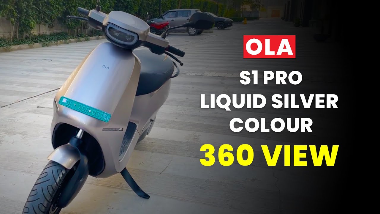 OLA Electric S1PRO | Ola electric scooter Liquid Silver Colour - Glossy ...
