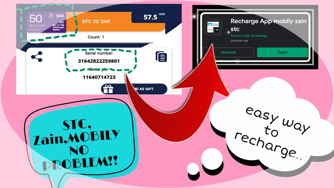 STC,ZAIN,MOBILY RECHARGE APPLICATION - YouTube