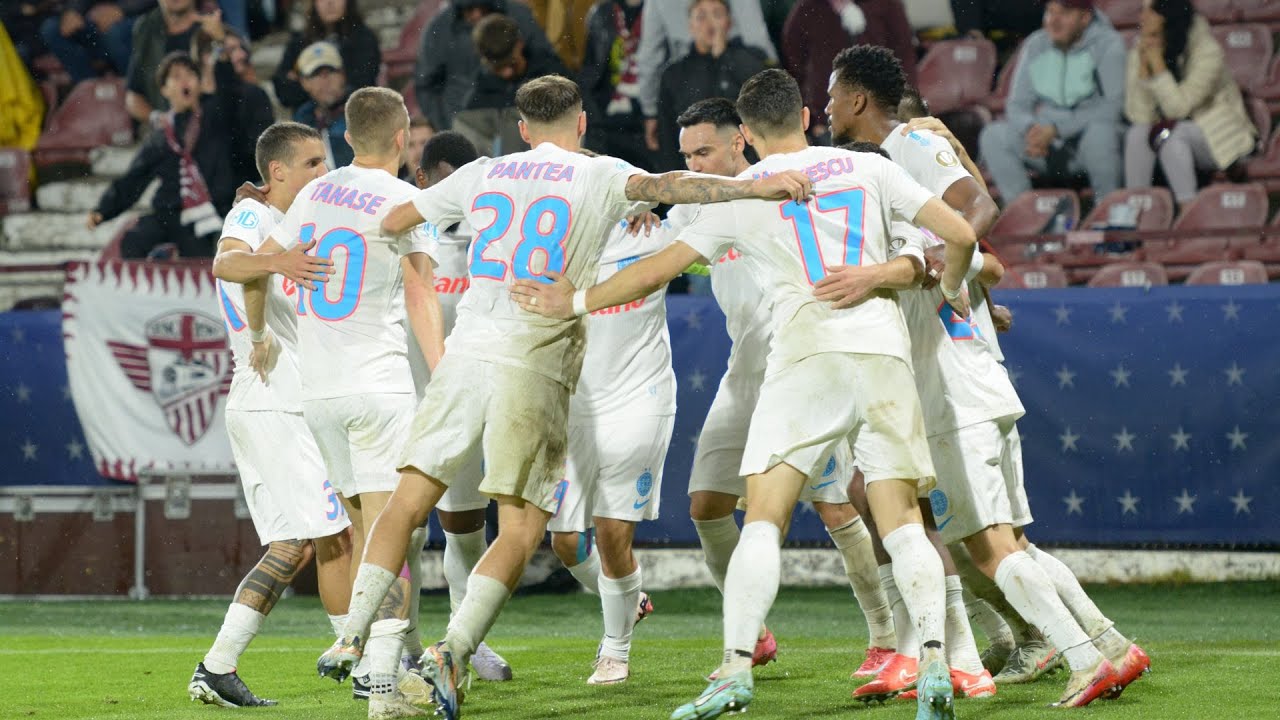 REZUMAT | CFR Cluj - FCSB 2-2. Meci cu multe faze controversate ...