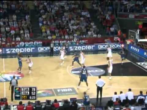 Turkey 95 - 77 France  - Eighth Final Highlights - 2010 World Championship Turkey