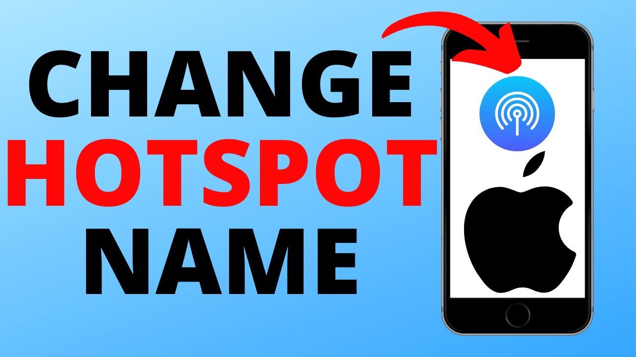 How To Change Hotspot Name On IPhone YouTube How To Change Hotspot Name On IPhone YouTube