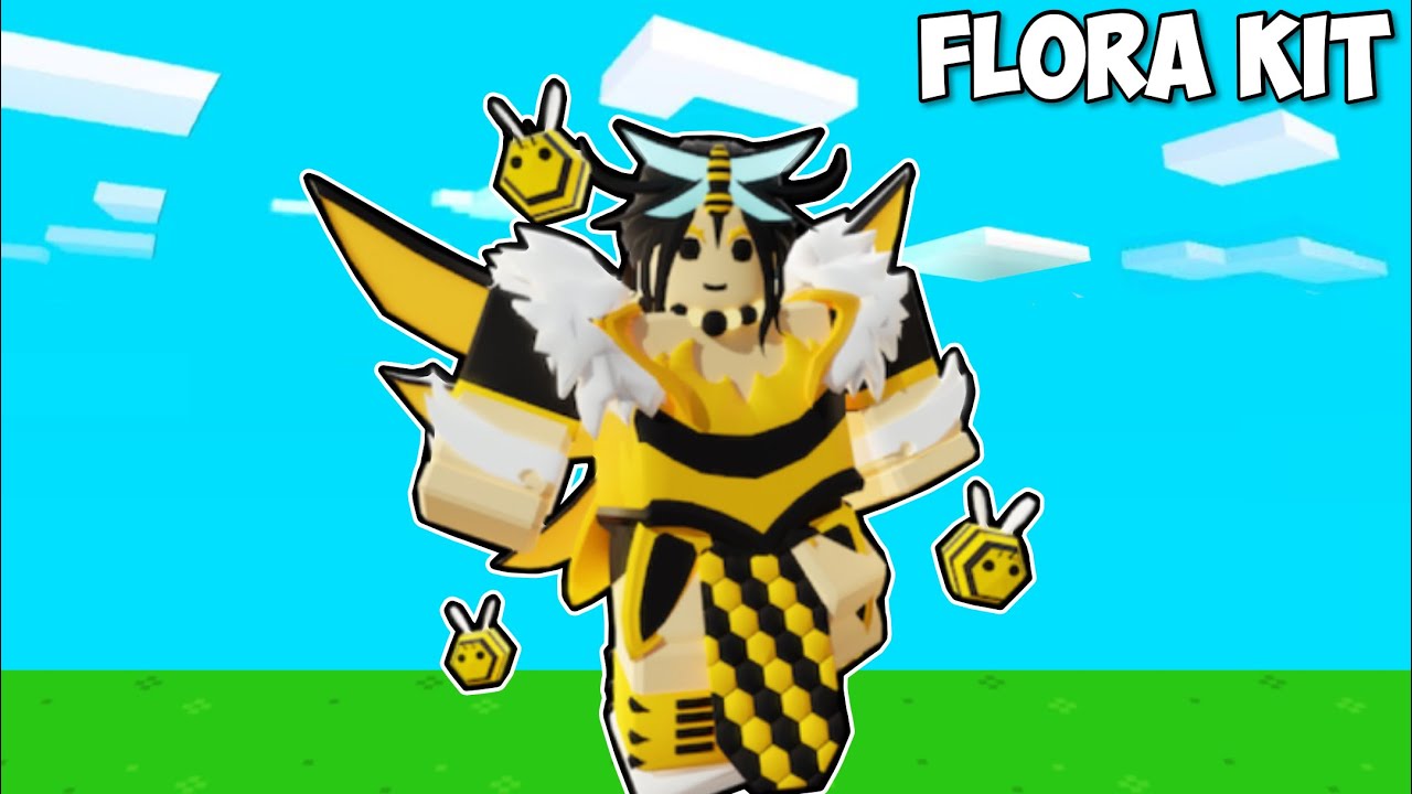 I Used The FLORA Kit.. (Roblox Bedwars) - YouTube