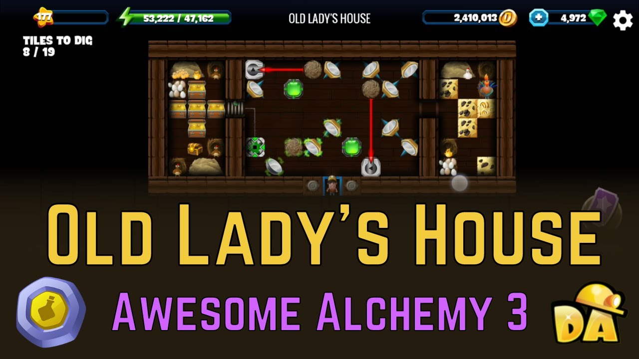 Old Lady's House - #1 Awesome Alchemy 3 - Diggy's Adventure - YouTube
