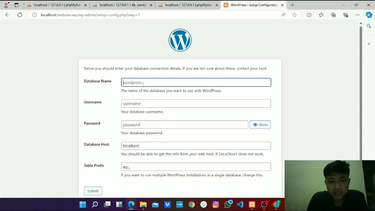 cara instal wordpress di localhost menggunakan XAMPP(2024) - YouTube