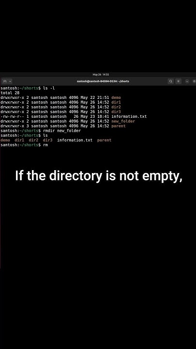 Learn Linux Unix Rmdir Command In 60 Seconds Linux Unix Commands