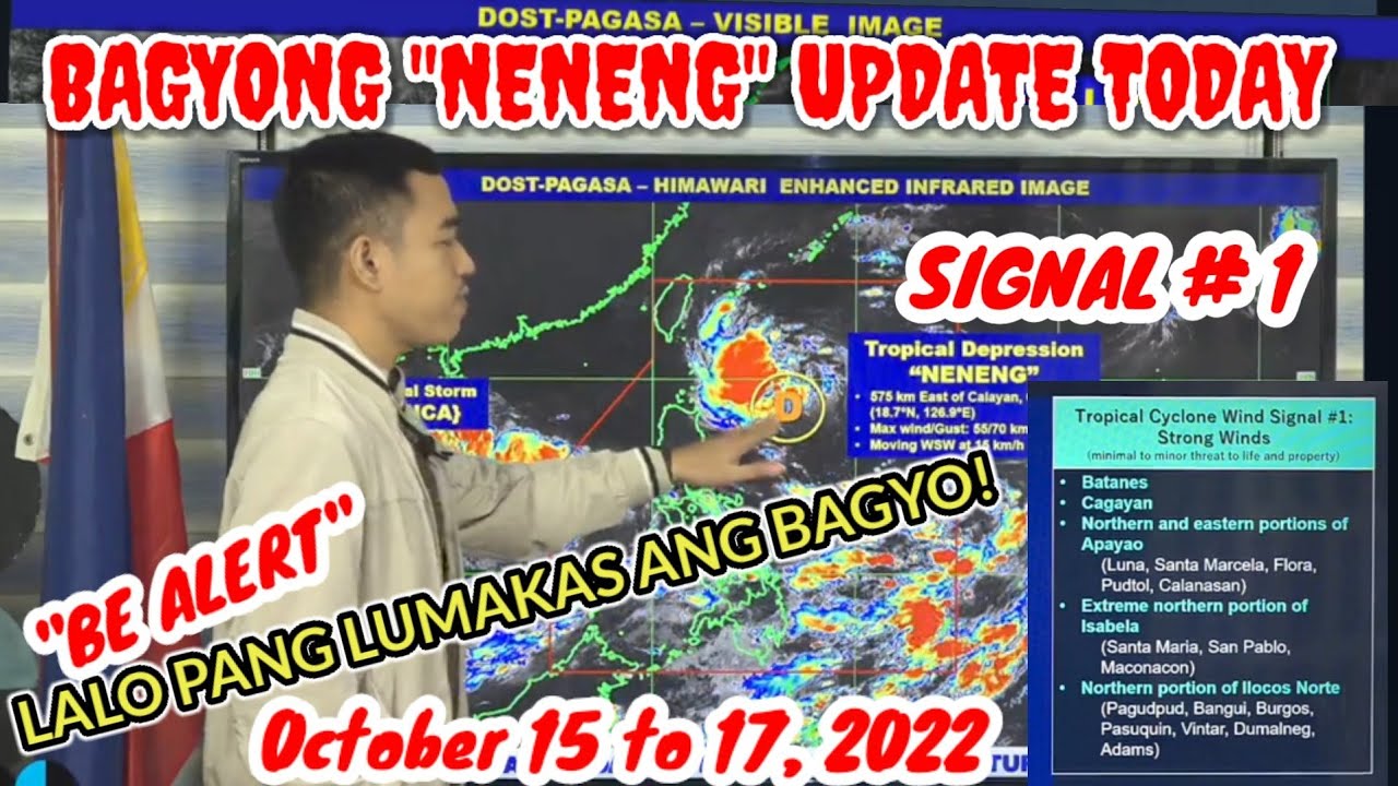 BAGYONG "NENENG" LATEST UPDATE TODAY || PAGASA WEATHER FORECAST OCTOBER ...
