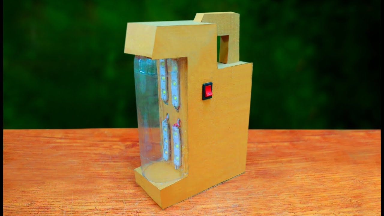 How to make Emergency Light at home using Cardboard - Emergency Light ...