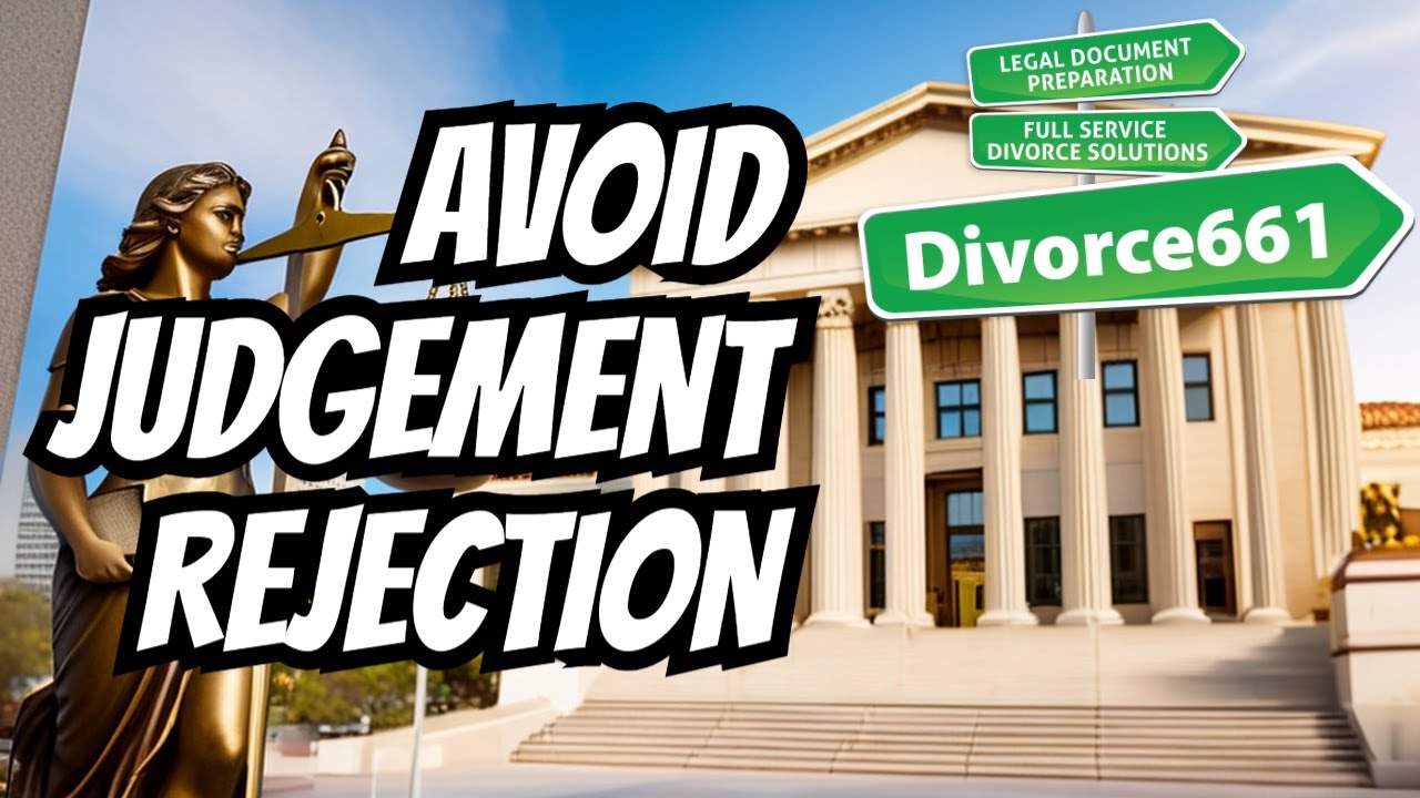 The #1 Reason Judgements Get Rejected (How To List Your Assets) Los Angeles Divorce : Santa ...
