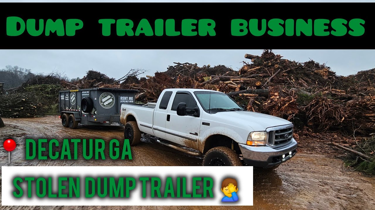 BUSY MORNING FOR THE DUMP TRAILER BUSINESS! COME WATCH HOW I DISPOSE OF ...