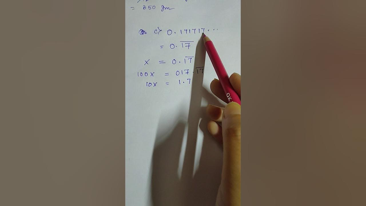 Conversion Of Recurring Decimal Into Rational Number YouTube conversion-of-recurring-decimal-into-rational-number-youtube