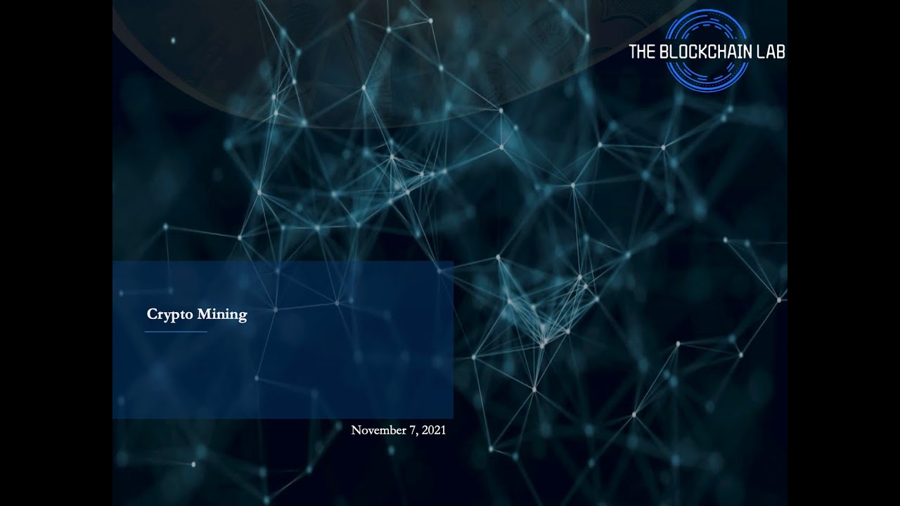 Intro to Crypto Mining - YouTube