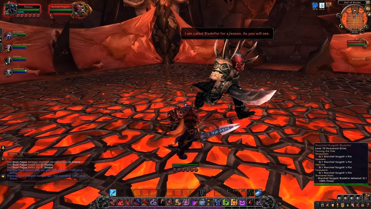 World of Warcraft: The Burning Crusade - Dungeon: Shattered Halls - YouTube