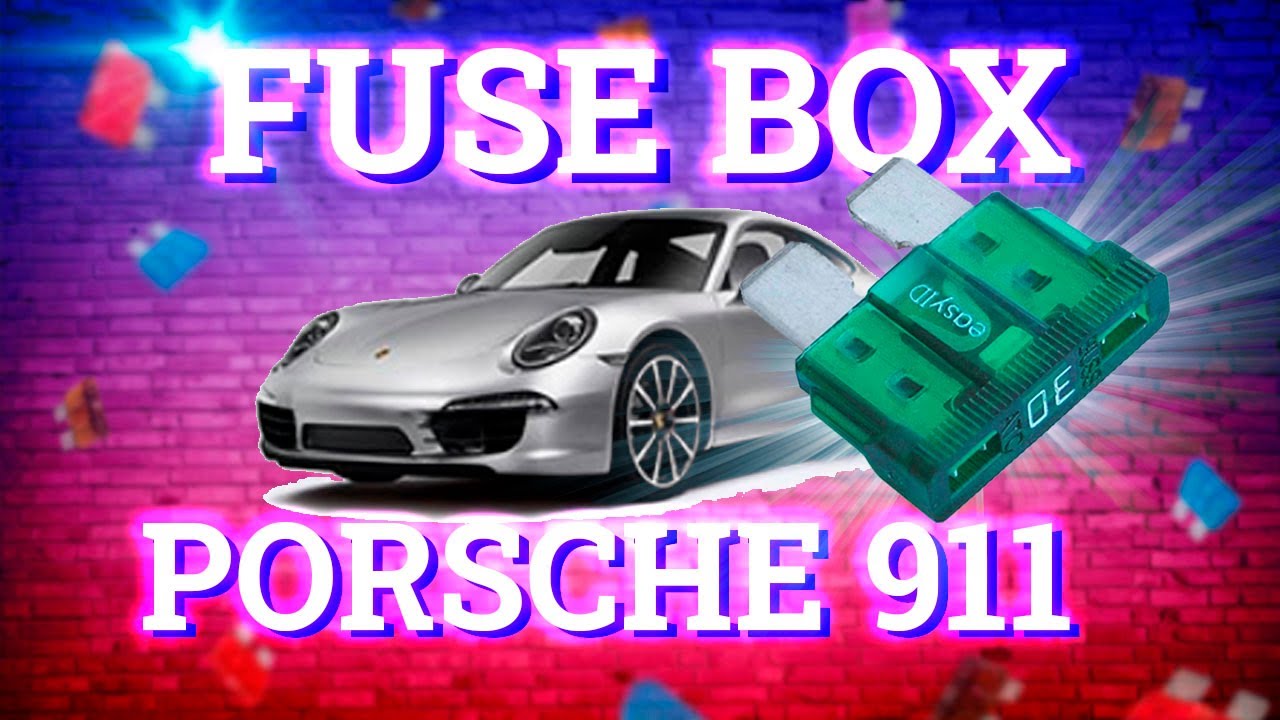 Fuse Layout Porsche 911 (996) 1996-2004 - YouTube