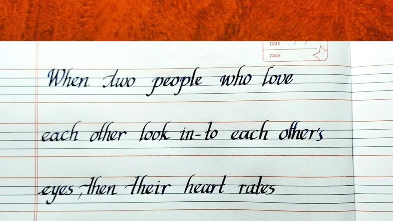 How to improve handwriting | Simple handwriting- 5 - YouTube