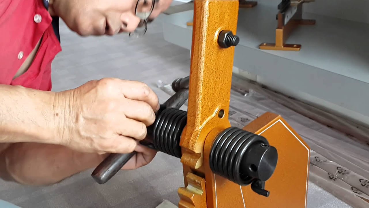 EHOMA-How to change the spring of PR1610 - set up (EHOMA PUNCH MACHINE ...