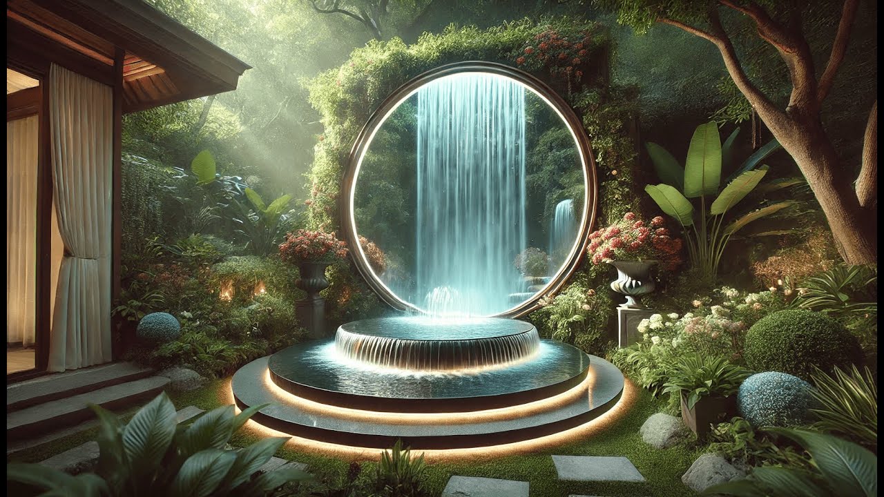 🌊 Alpine Corporation MLT100 Mirror Waterfall Fountain | Best Waterfall ...