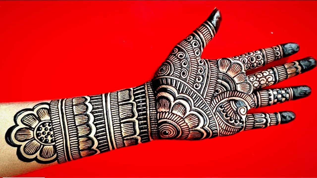 simple Arabic Mendini design mehndi designs| mendini design|cone ...