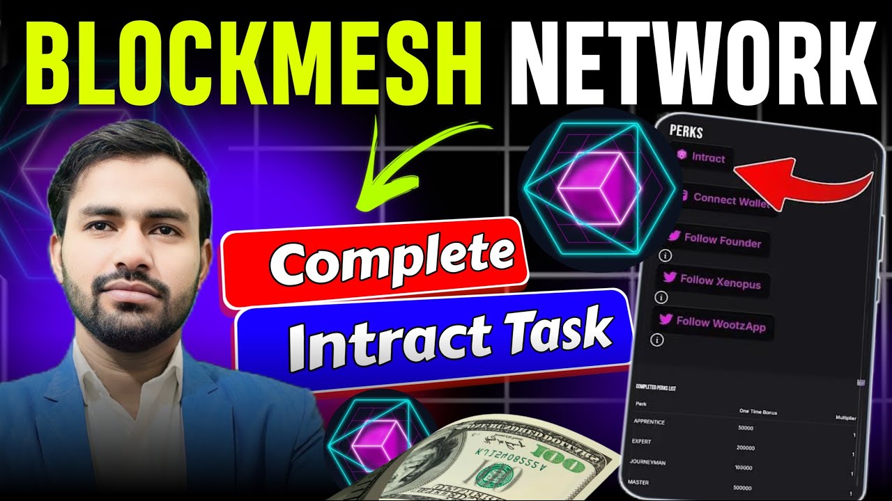 Blockmesh Network Airdrop New Task Intract | Blockmesh Airdrop Proof of Humanity - YouTube