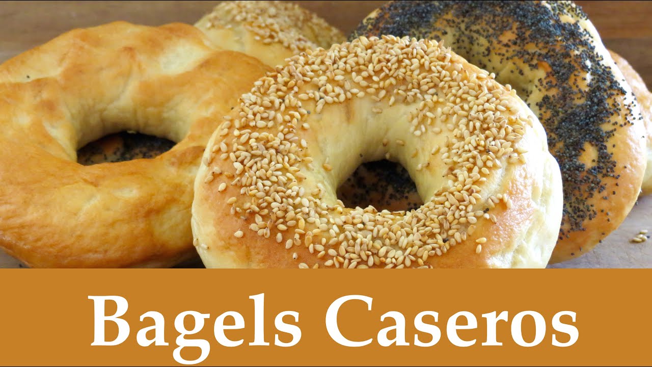 Como Hacer Bagels (Rosquillas) -- The Frugal Chef --Video Corregido ...