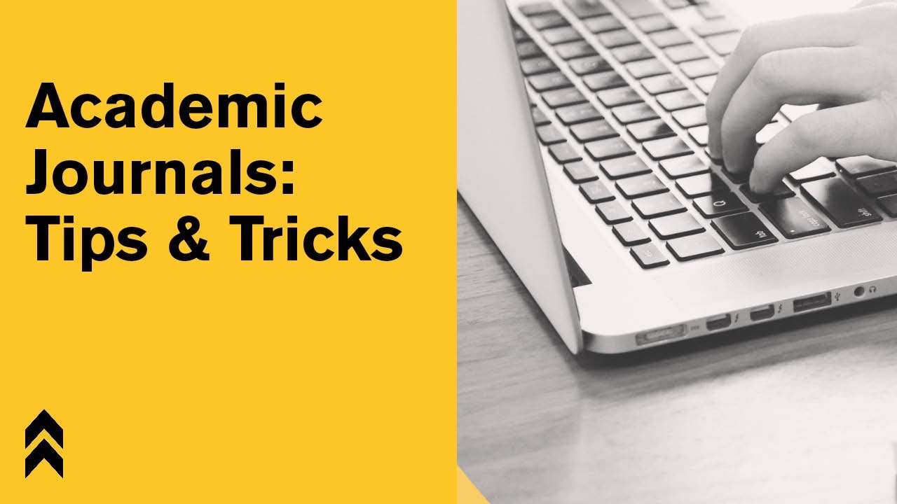 Academic Journals Publishing Tips and Tricks - YouTube