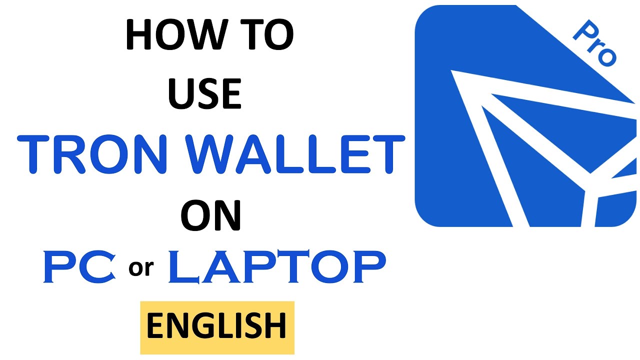 HOW TO USE TRON WALLET ON PC or LAPTOP || ENGLISH || TRON LINK PRO ...