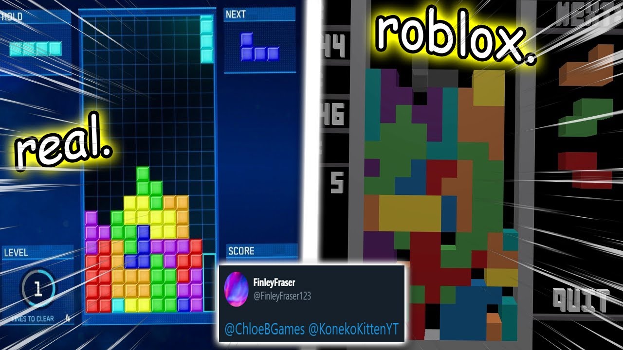 Roblox developer just created TETRIS inside a game... - YouTube