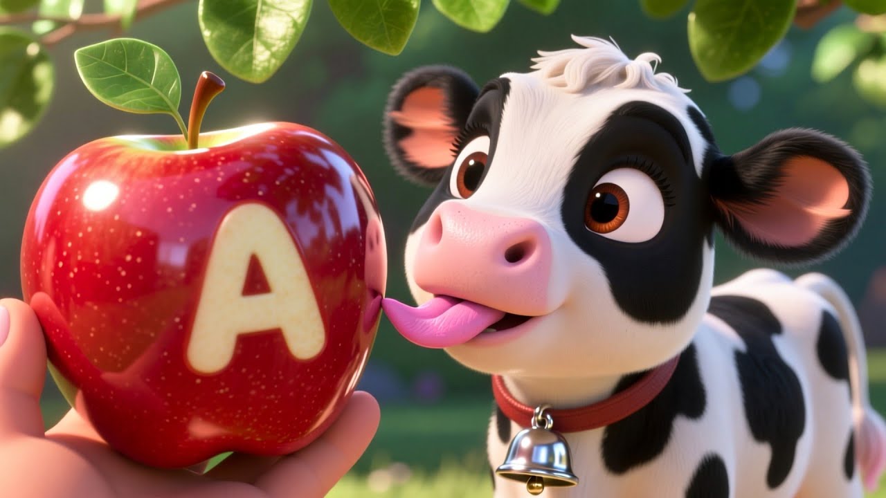 Cow’s ABC Farm Parade 🐄🚜 | Learn ABC with Farm Animals | Alphabet Song ...