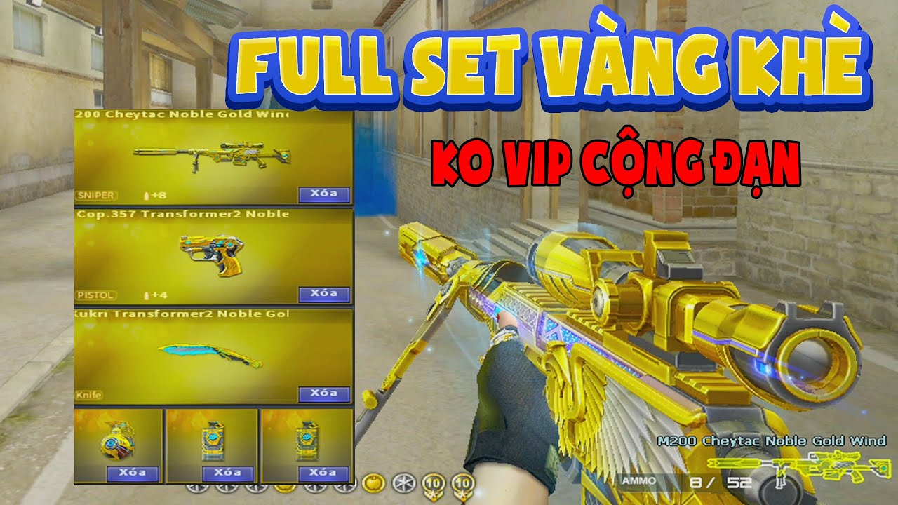 Bình luận Đột Kích - Full Set m200 vàng khè - Không cần VIP ép đạn ...