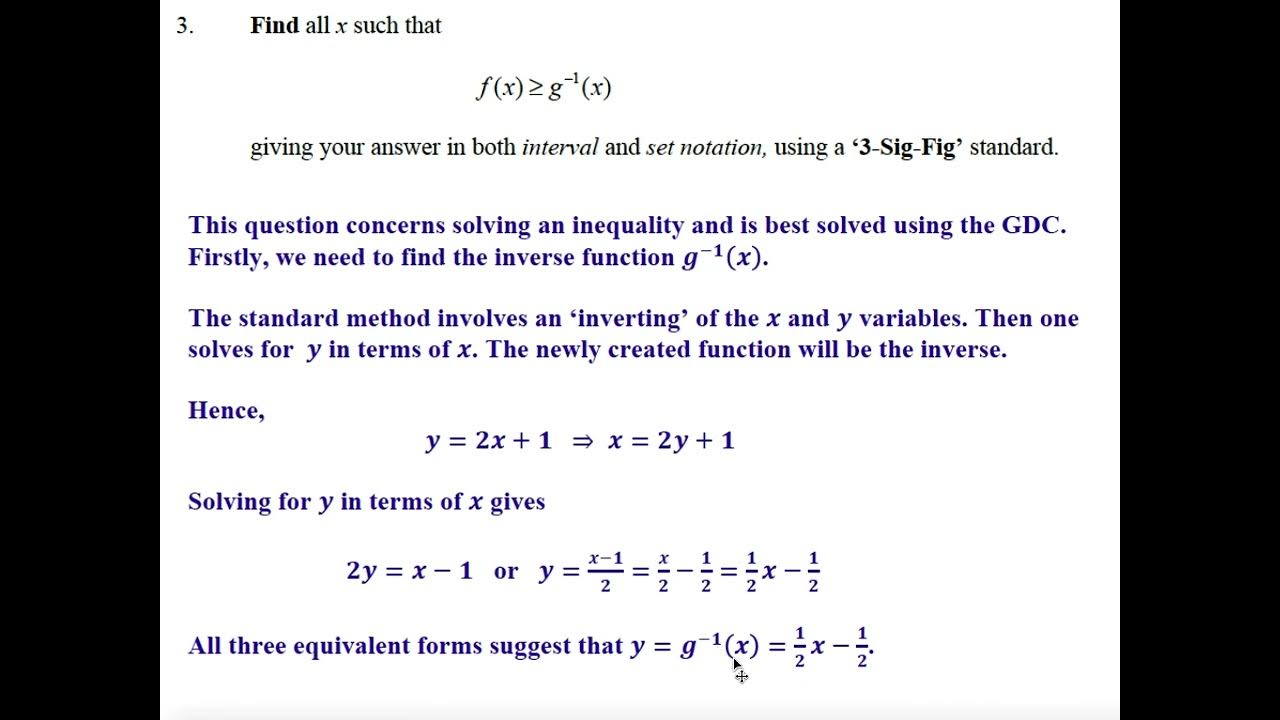 A&A Functions Linear Quadratic - YouTube