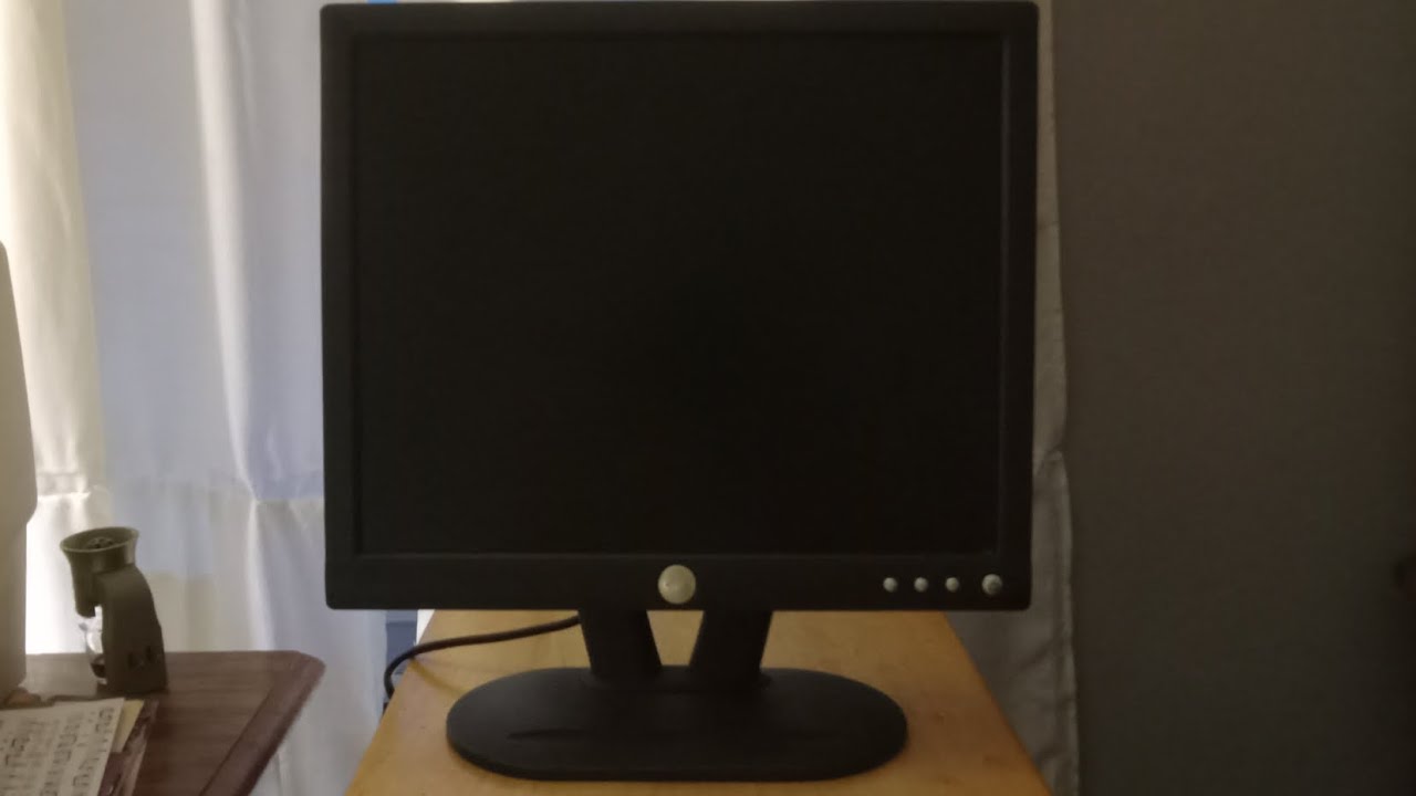 2004 Dell 20" tv startup and shutdown - YouTube