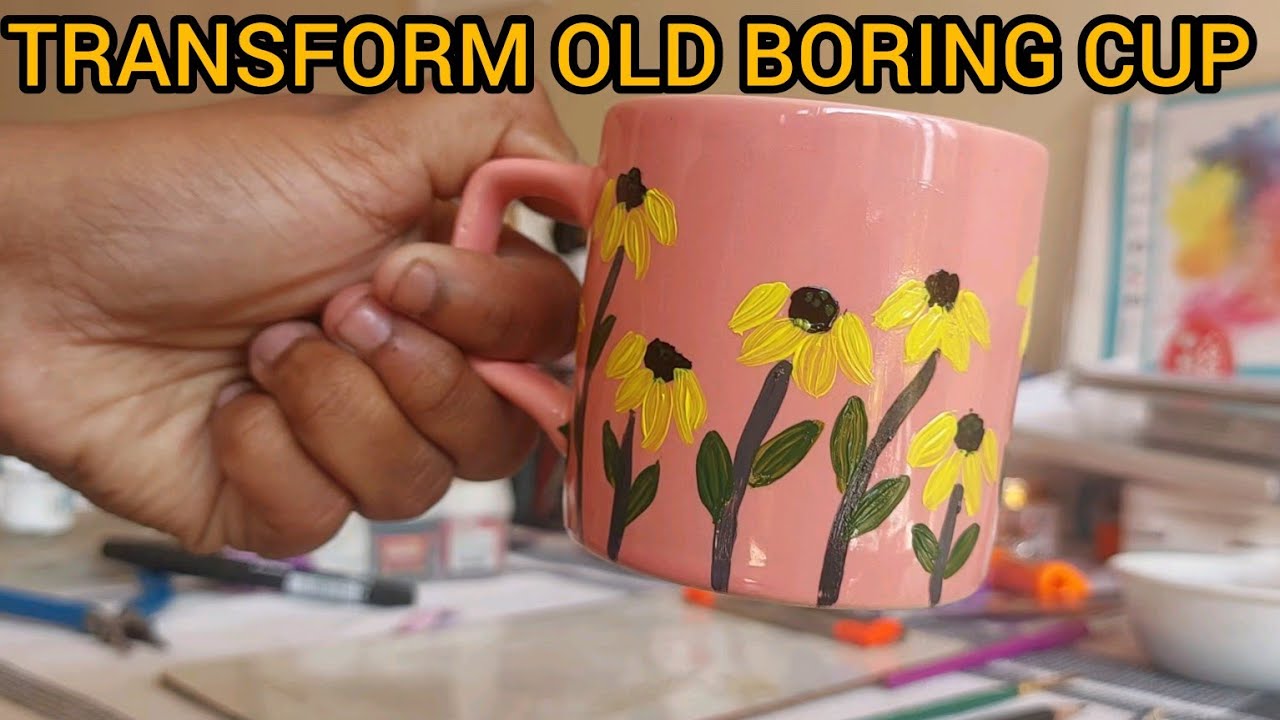 Transforming Old Boring Cup with Watercolor | DIY | Daily DIY ...